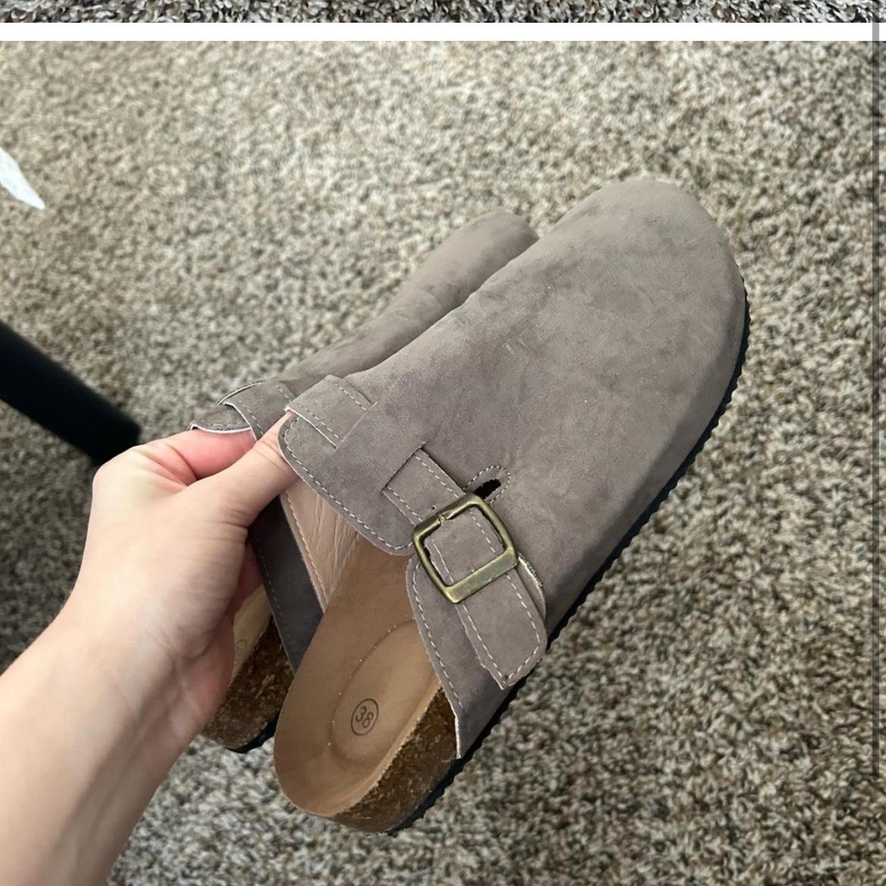 Gray clogs - Depop