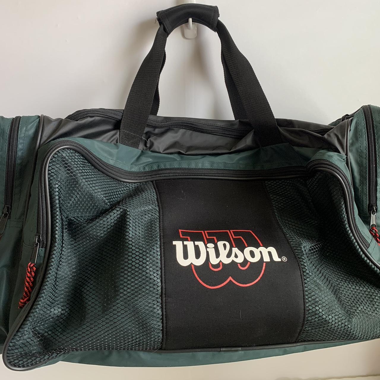 Wilson Duffel Bag Full Zip Vintage Bag -... - Depop