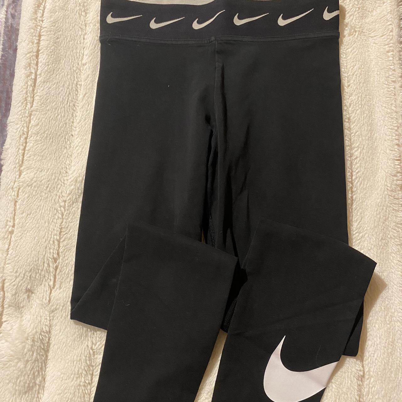 Pair of Nike black leggings been worn many times... - Depop