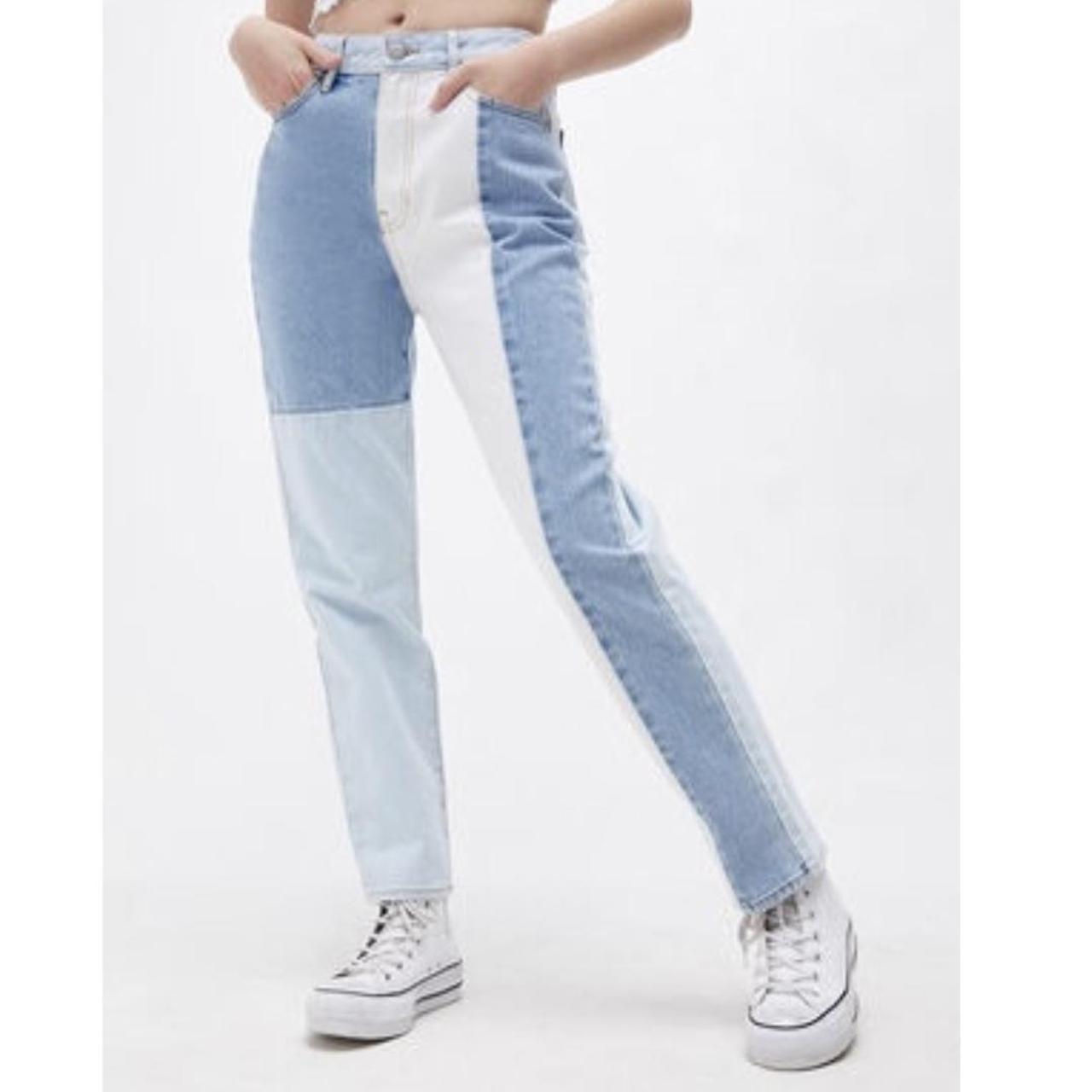 pacsun multicolored mom jeans #pacsun #jeans #color... - Depop