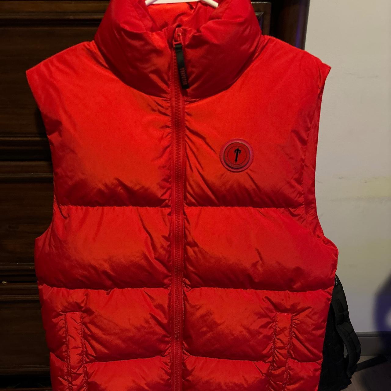 Extremely rare red trapstar gilet great for the... - Depop