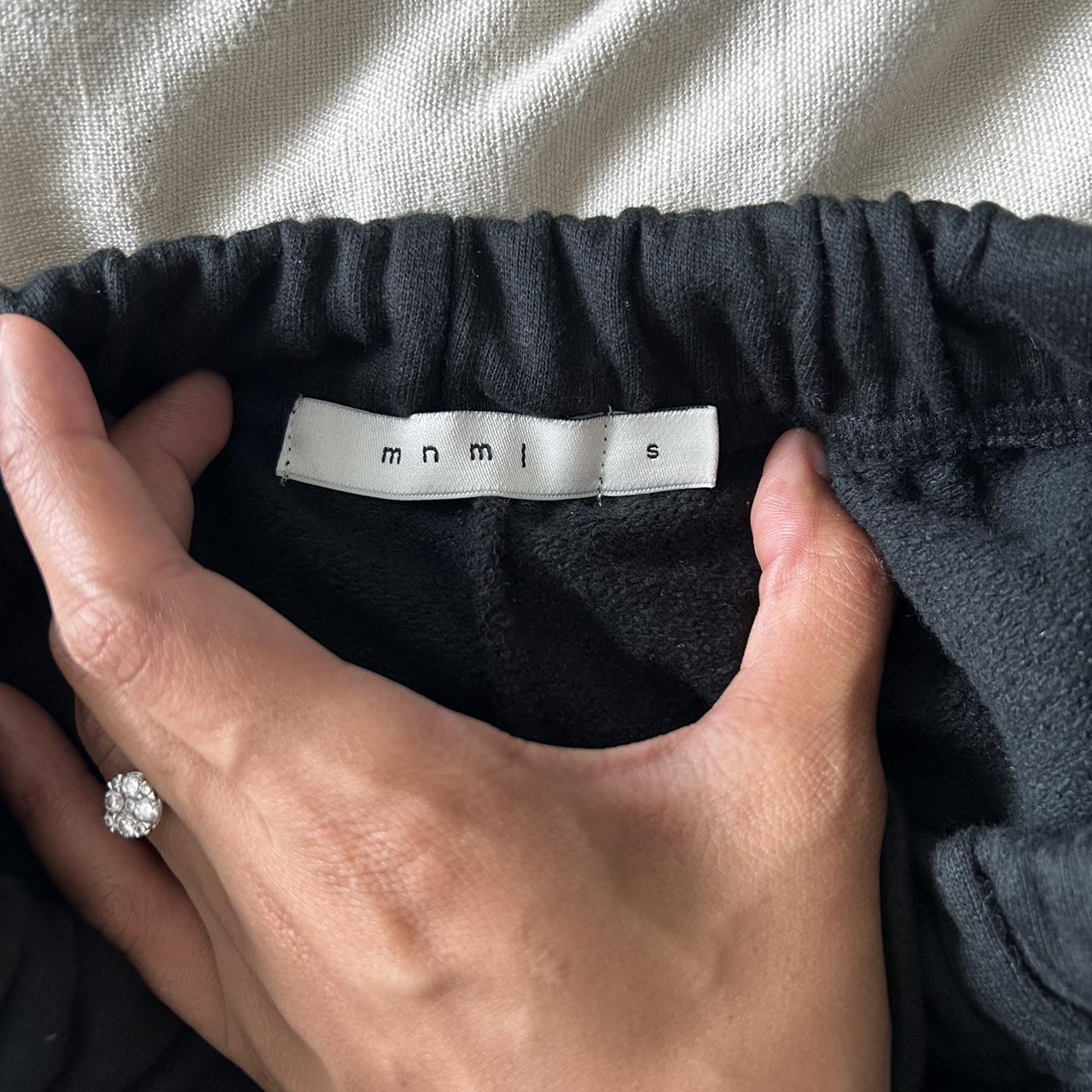 Cuffed baggy sweatpants from mnml Size S Worn 2-3... - Depop