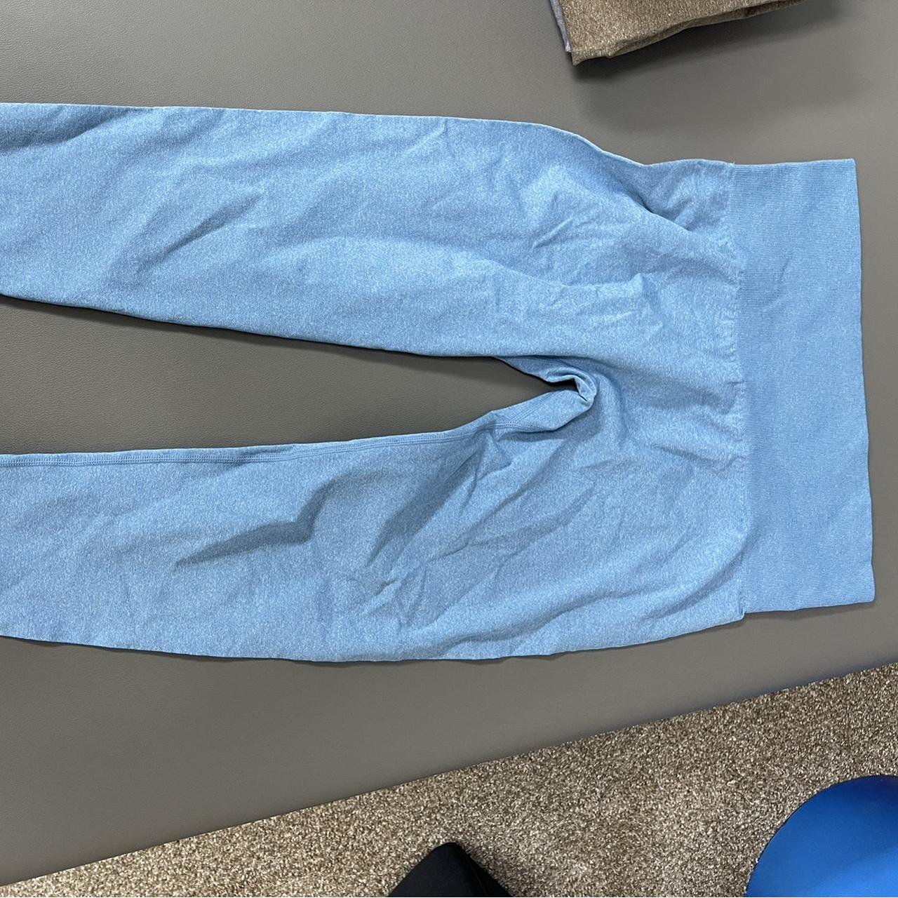 Nvgt blue leggings no contour size m - Depop