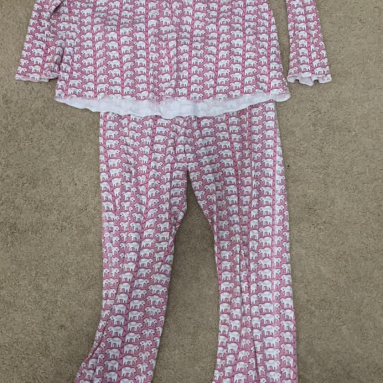 Pink elephant roller rabbit pajamas Women’s small... - Depop