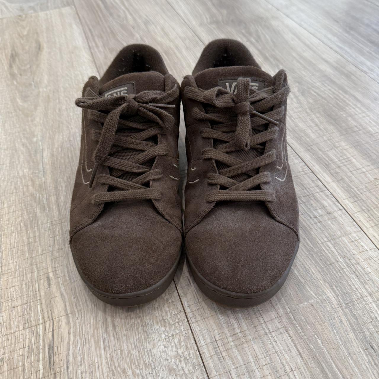 Vintage Y2K brown Vans Skate shoes In awesome... - Depop