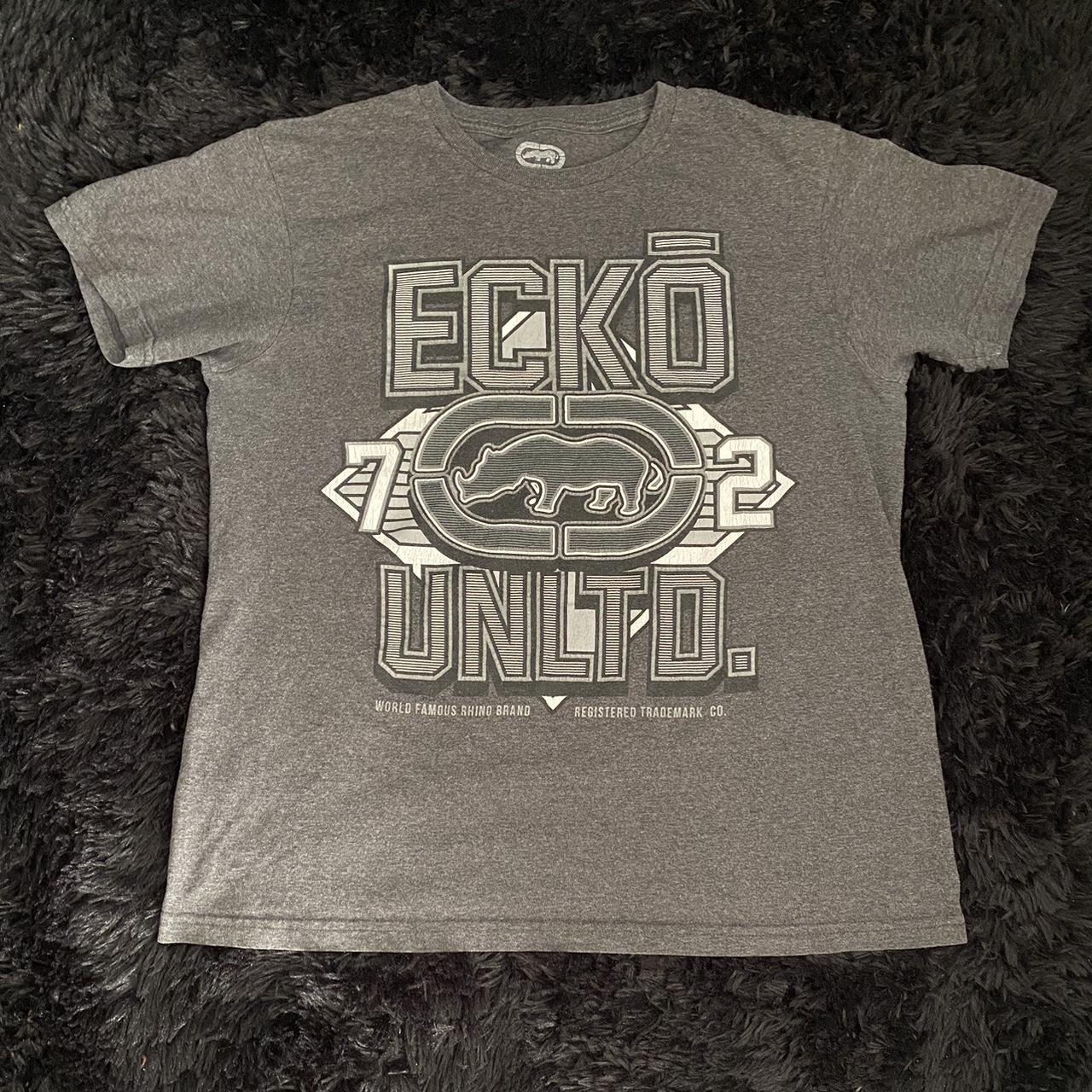 Gray Ecko Unltd Gtaphic Tee Tagged Large #y2k... - Depop