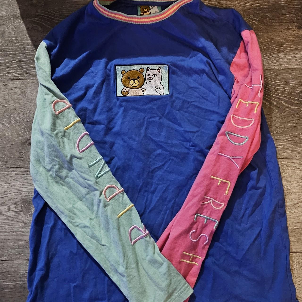 Large Teddy Fresh x Rip n Dip long sleeve, perfect... - Depop