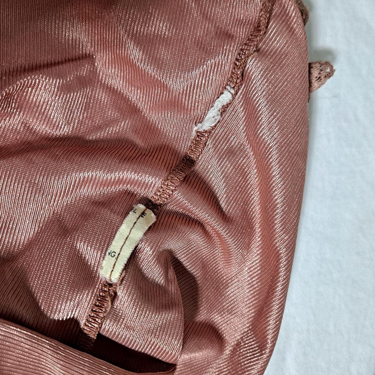 This vintage chic pink satin crop top is a classic... - Depop