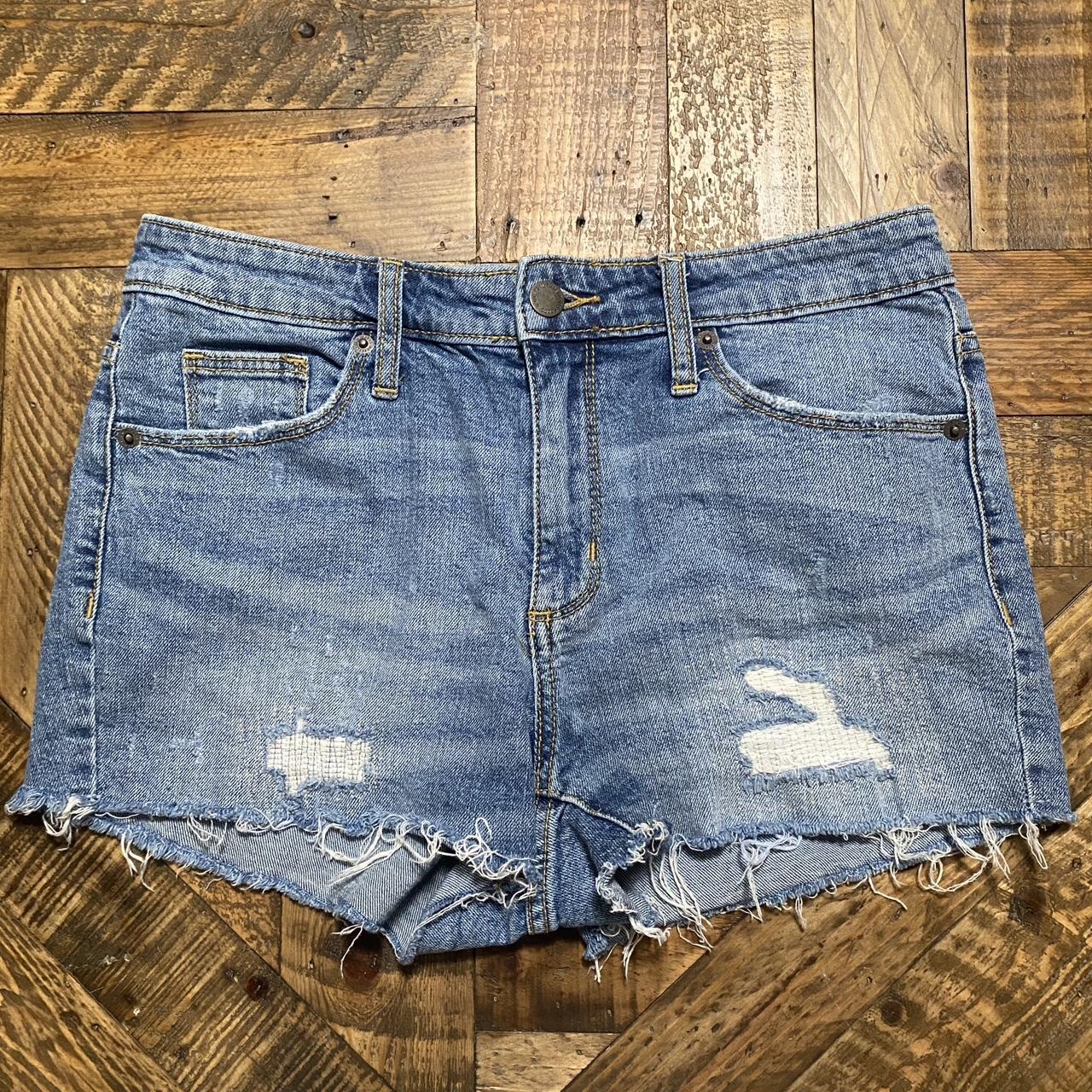 Universal thread high waisted shirt denim shorts - Depop