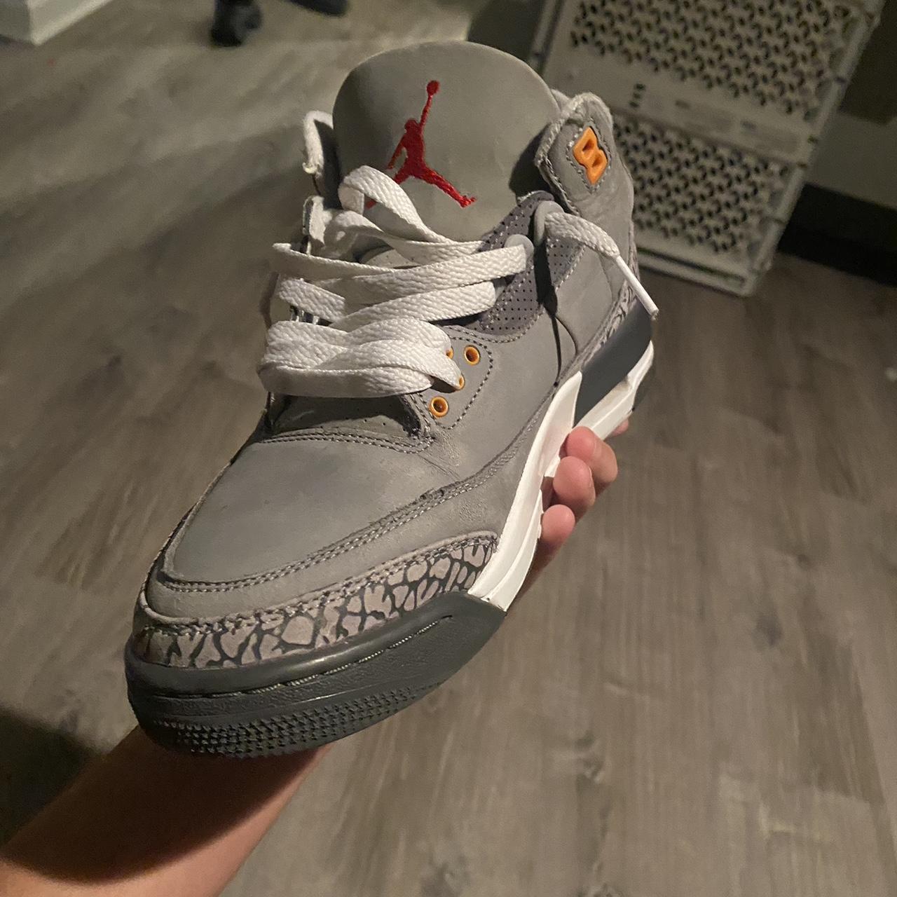 Jordan 3 cool grey Offers Or Trades? Size 8 No... - Depop
