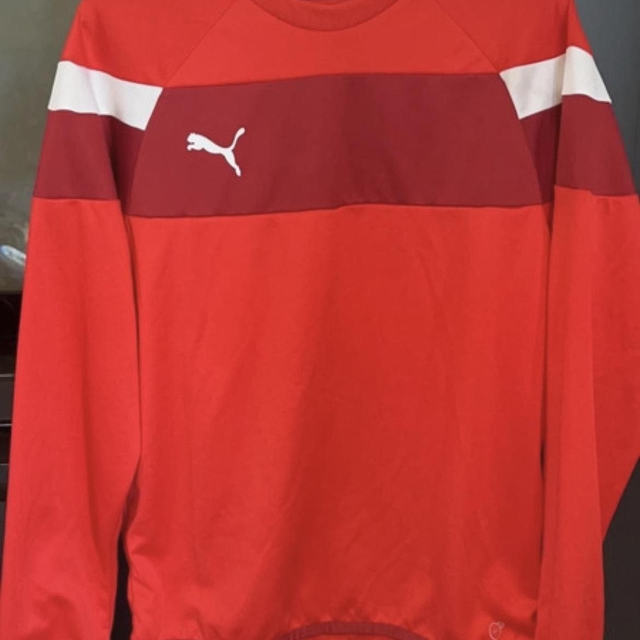 Men’s puma jumper, more of a “dry fit style” not a... - Depop