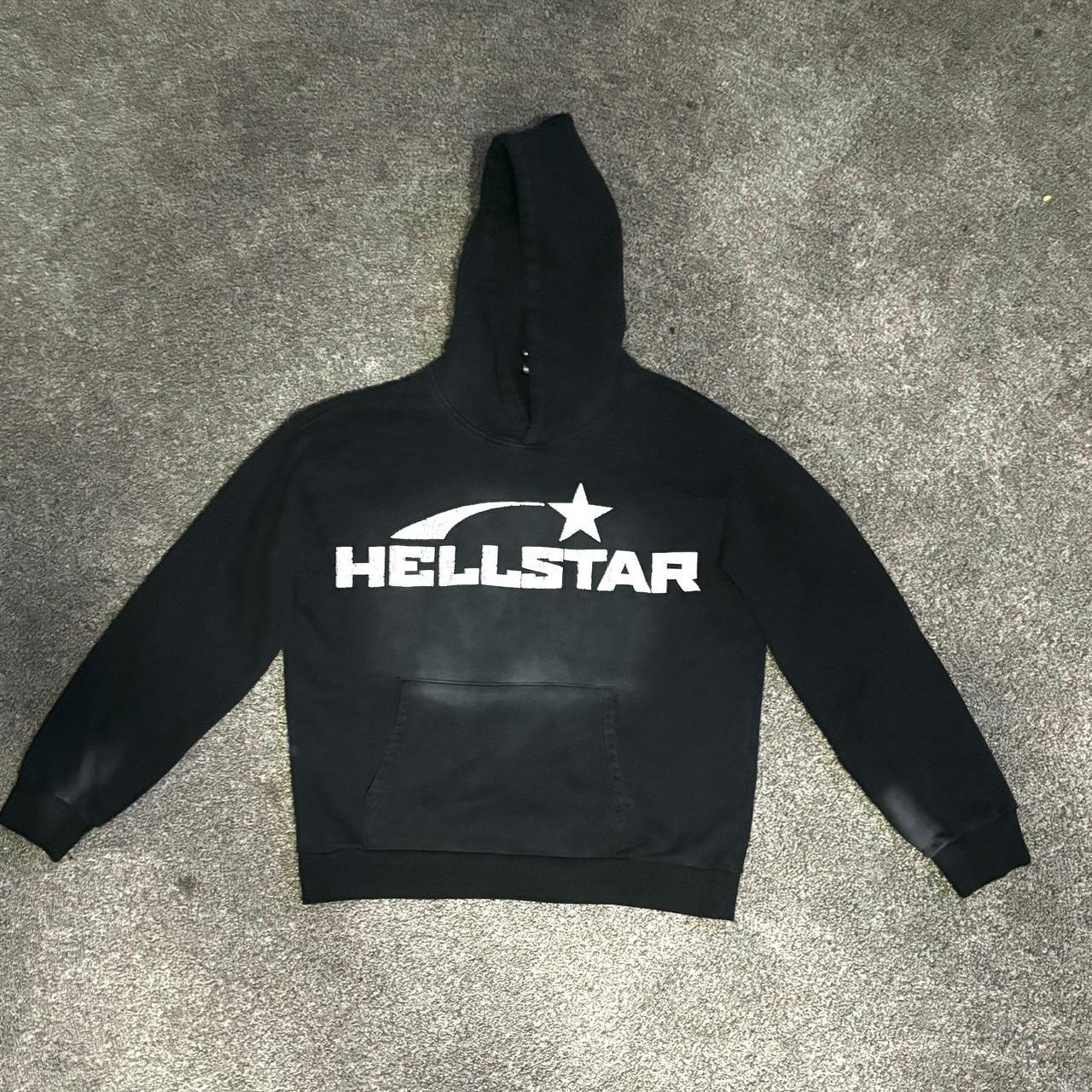 Hellstar hoodie in black and white Shows how it... - Depop