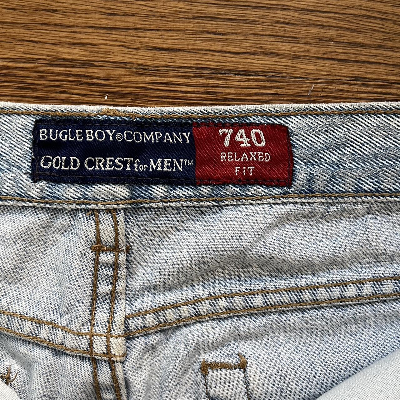 Vintage Bugle Boys light wash jeans. Straight leg... - Depop