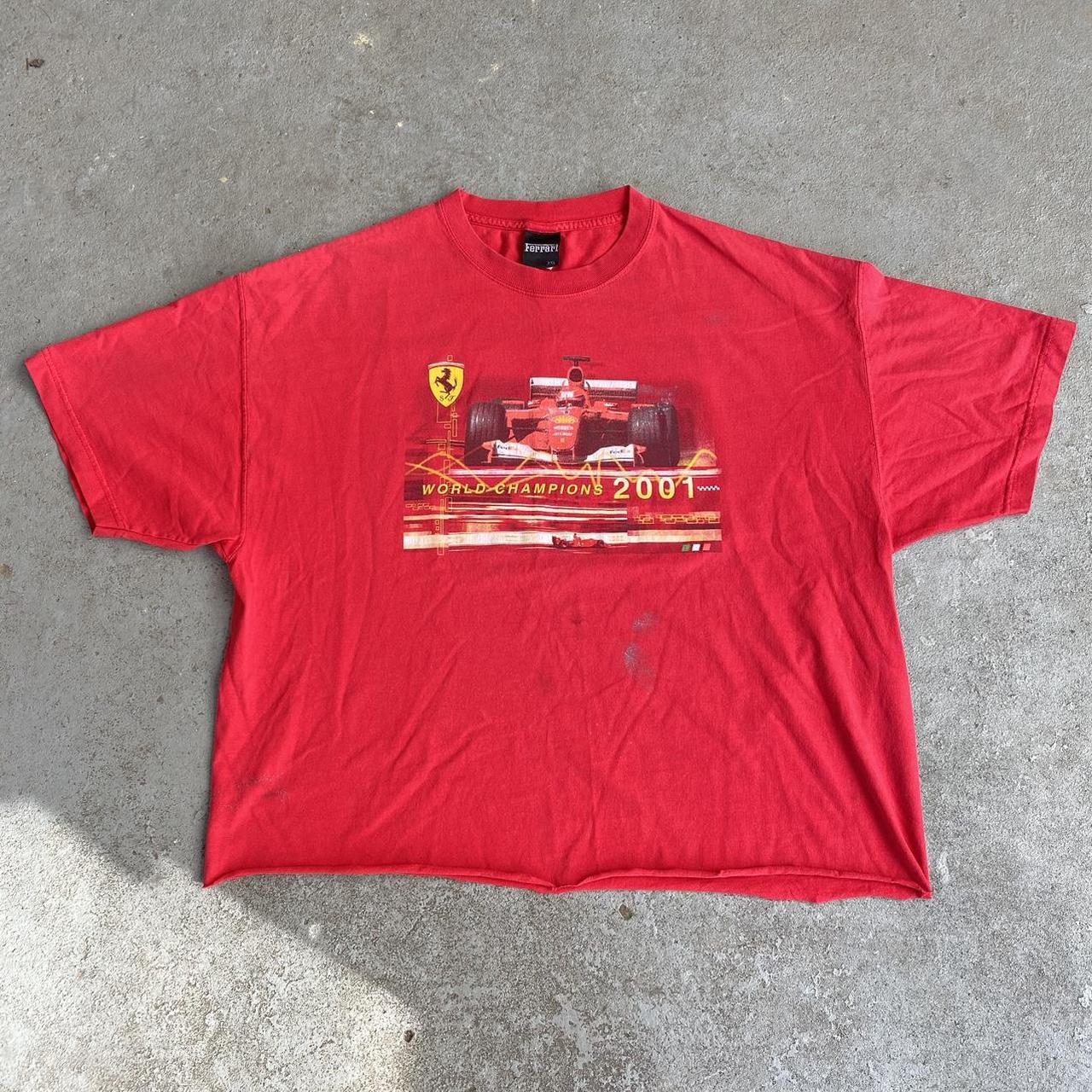 Ferrari Tee Super cool vintage 2001 Ferrari... - Depop