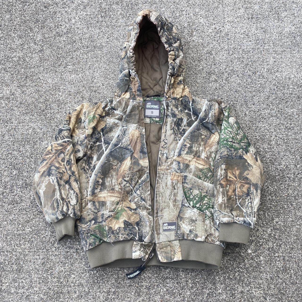 Can Jacket Kids Small Youth Camo workwear Jacket in... - Depop