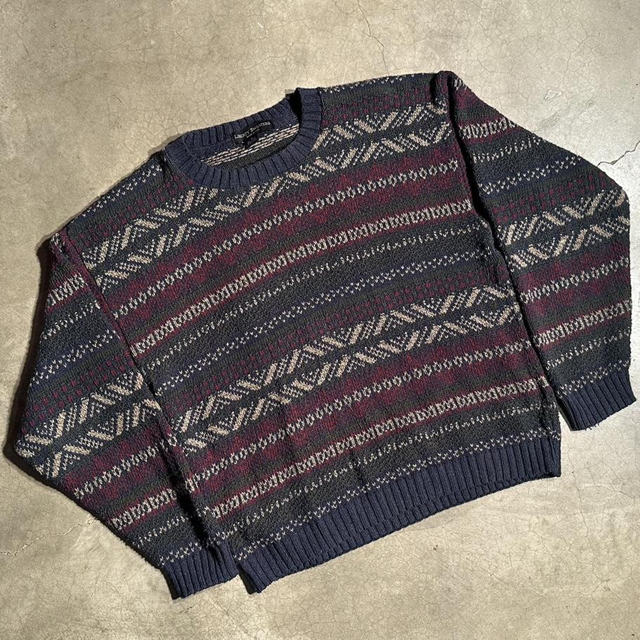 Vintage Liberty Sweaters All Over Print Wool Blend... - Depop