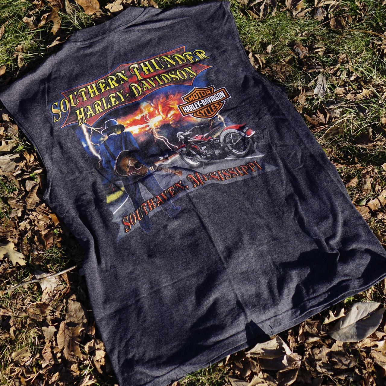 Southaven Mississippi Harley Davidson Biker Tank Top... - Depop