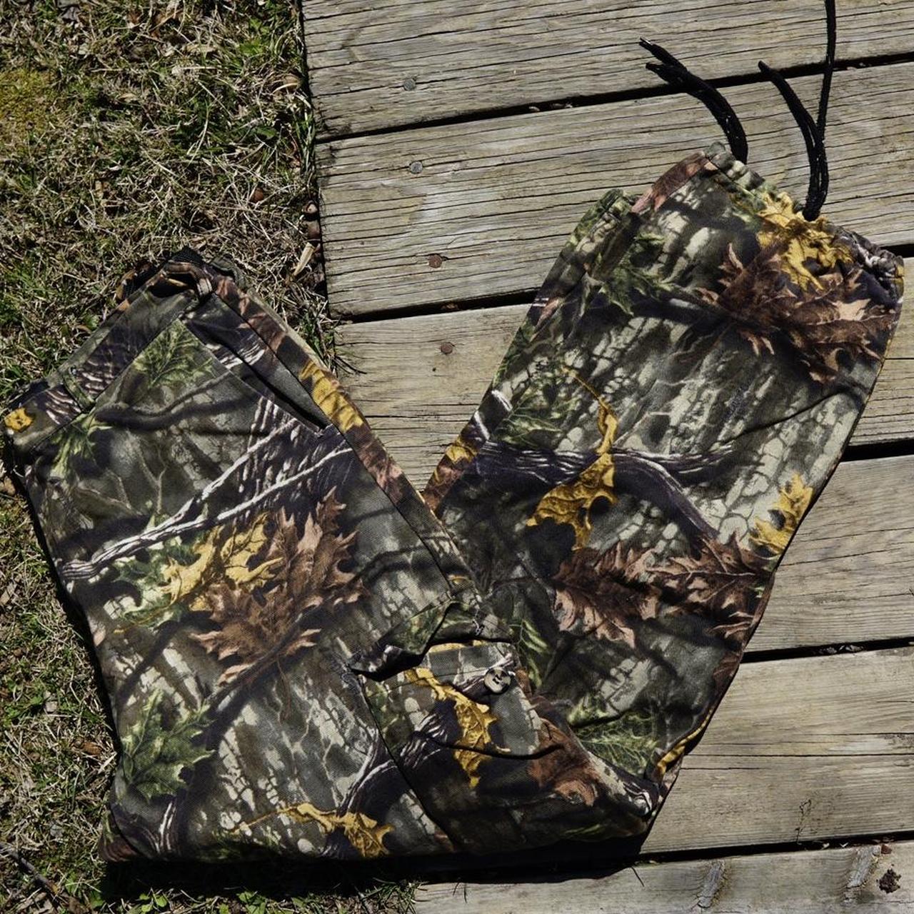 WFS Outdoor Gear Woodland Camo Hunting Cargo Pants... - Depop
