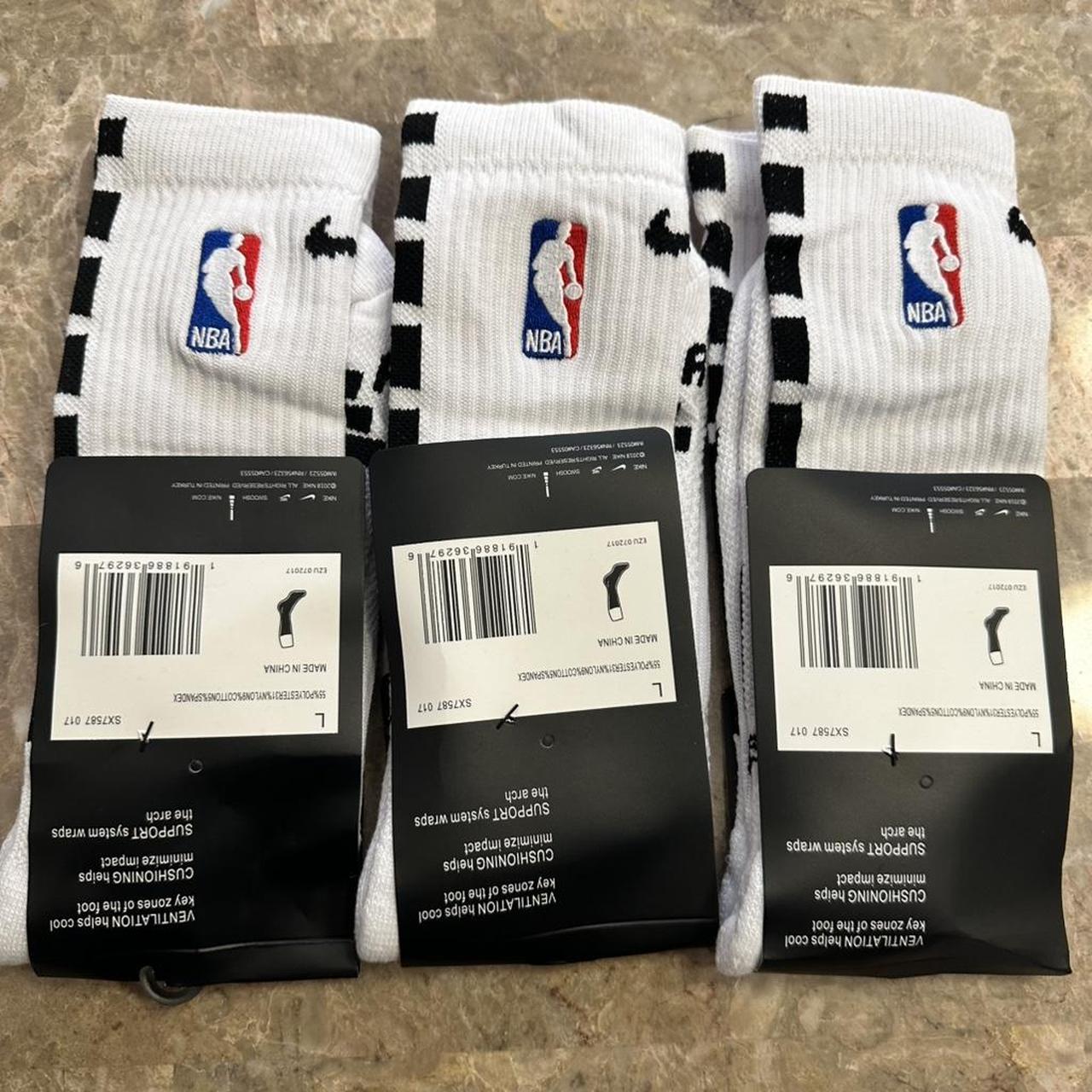 Nike Elite Dri-Fit white basketball socks... | Depop