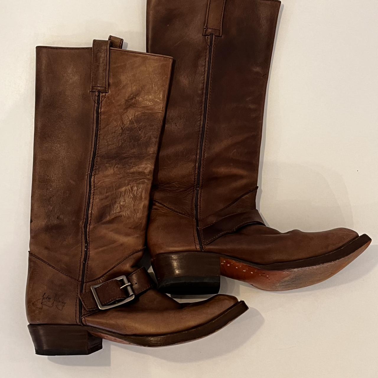 John Fluevog Buckle Moto Boots. Women’s size 9.... - Depop