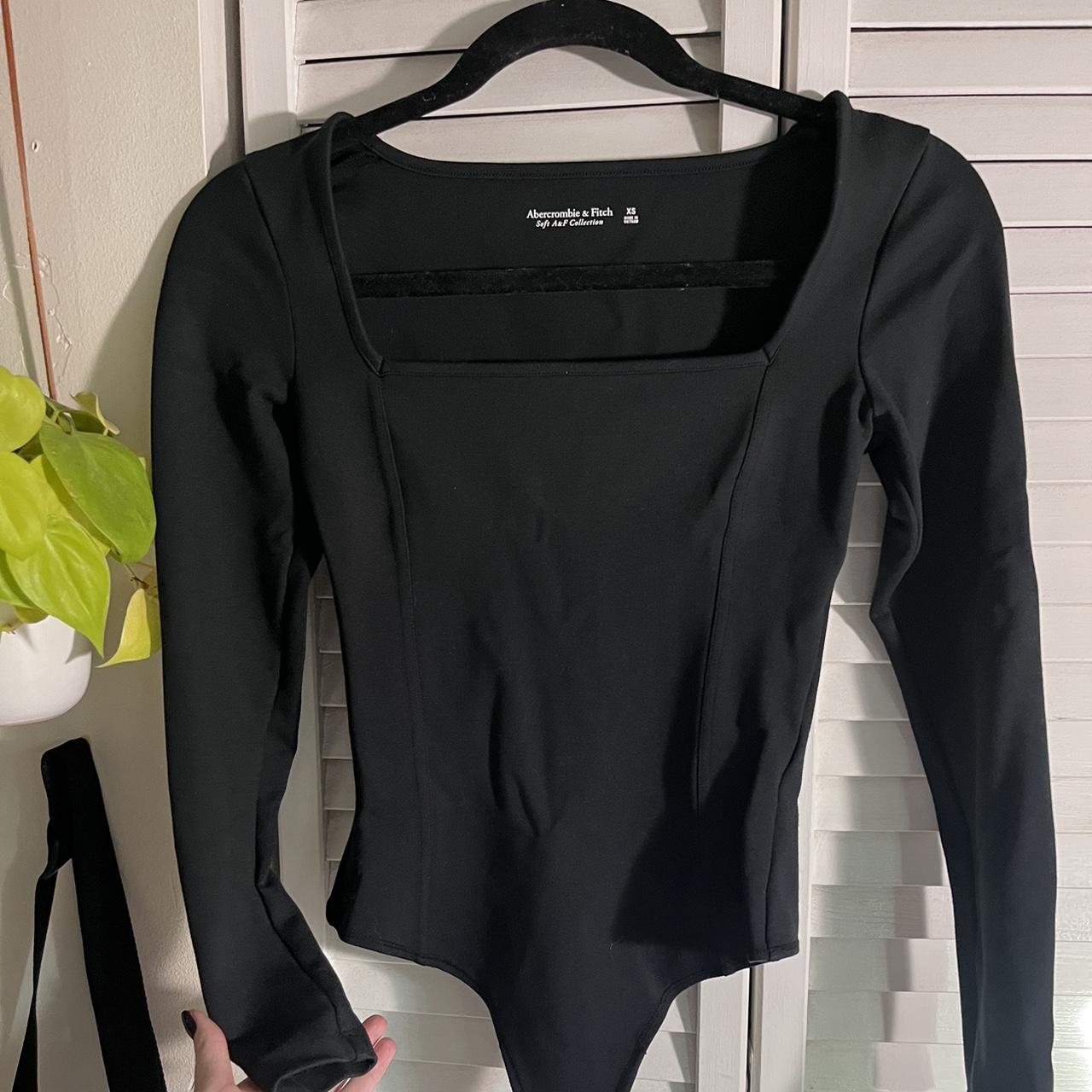 Abercrombie Seamless Black Bodysuit 🖤 Size? Xs fits... - Depop