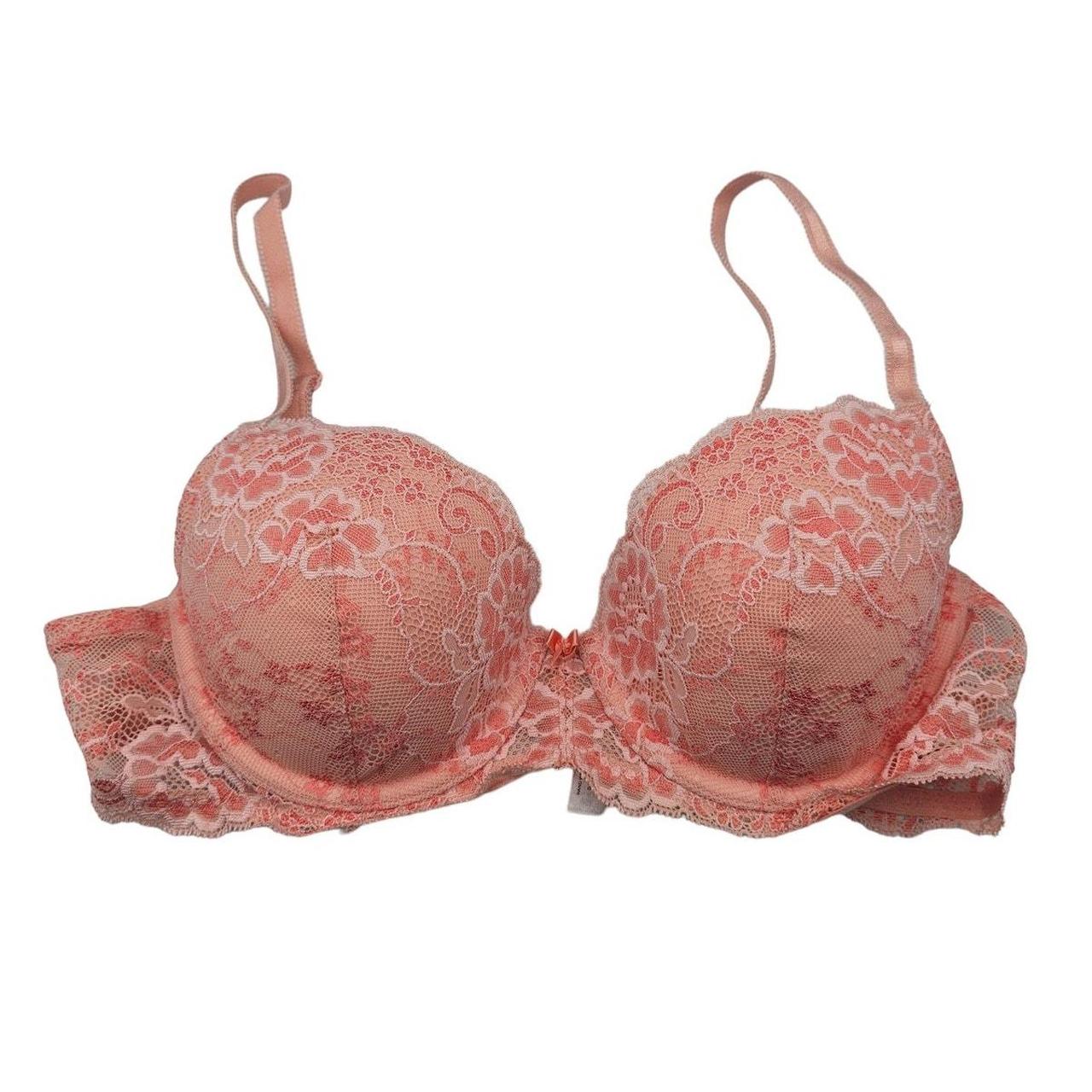 Victorias Secret Angels Sz 36B Lined Demi Bra Blush... - Depop