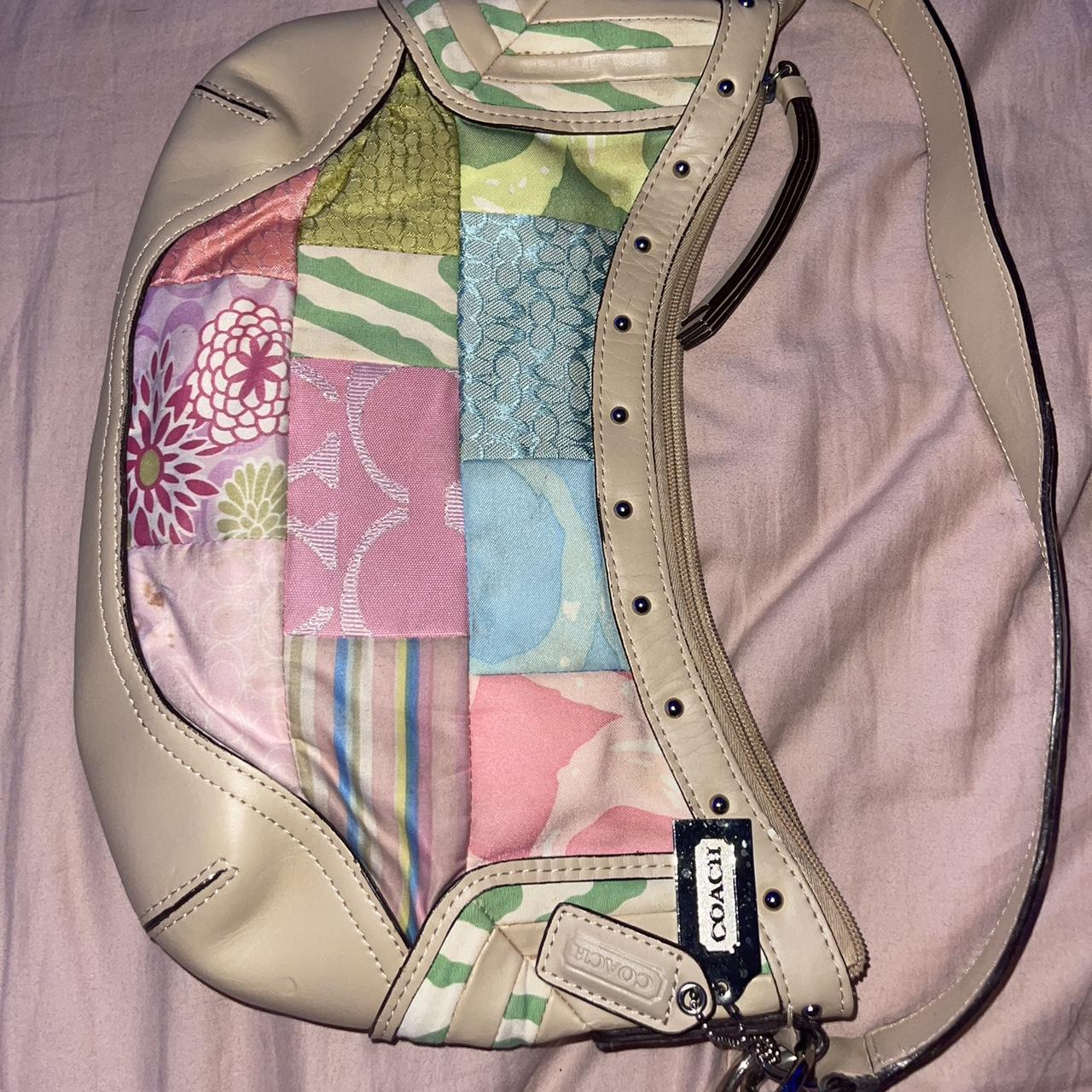 coach y2k purse multicolor vintage - Depop