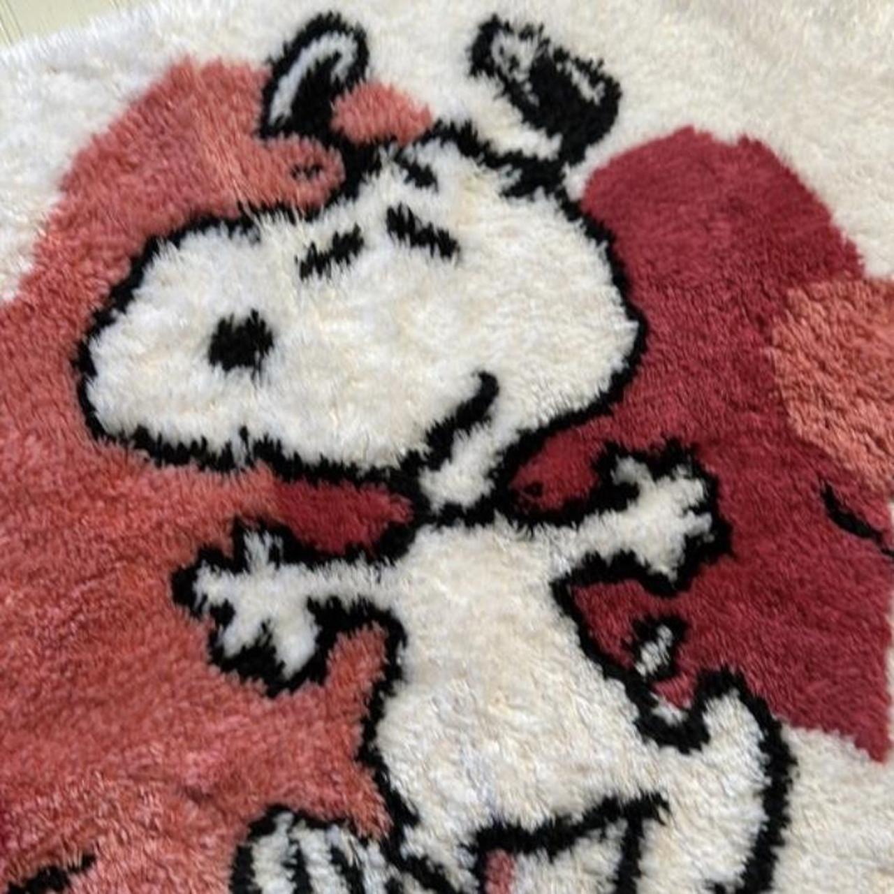 Rae Dunn Peanuts Snoopy Bath Rug that says “I Love... - Depop
