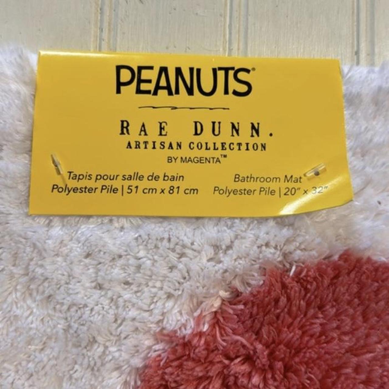 Rae Dunn Peanuts Snoopy Bath Rug that says “I Love... - Depop