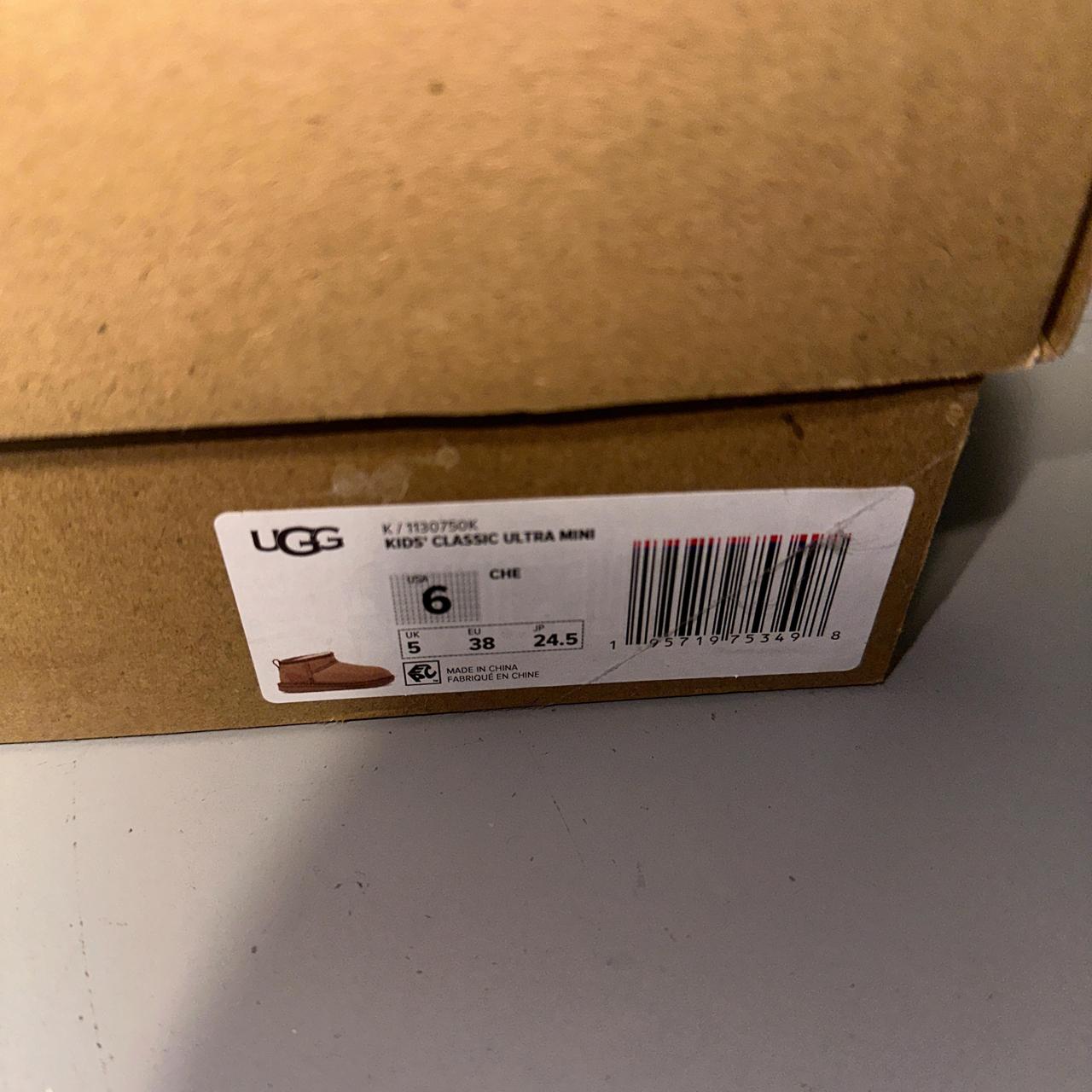 uggs ultra mini, kids size 6 but fits a women’s 8... - Depop