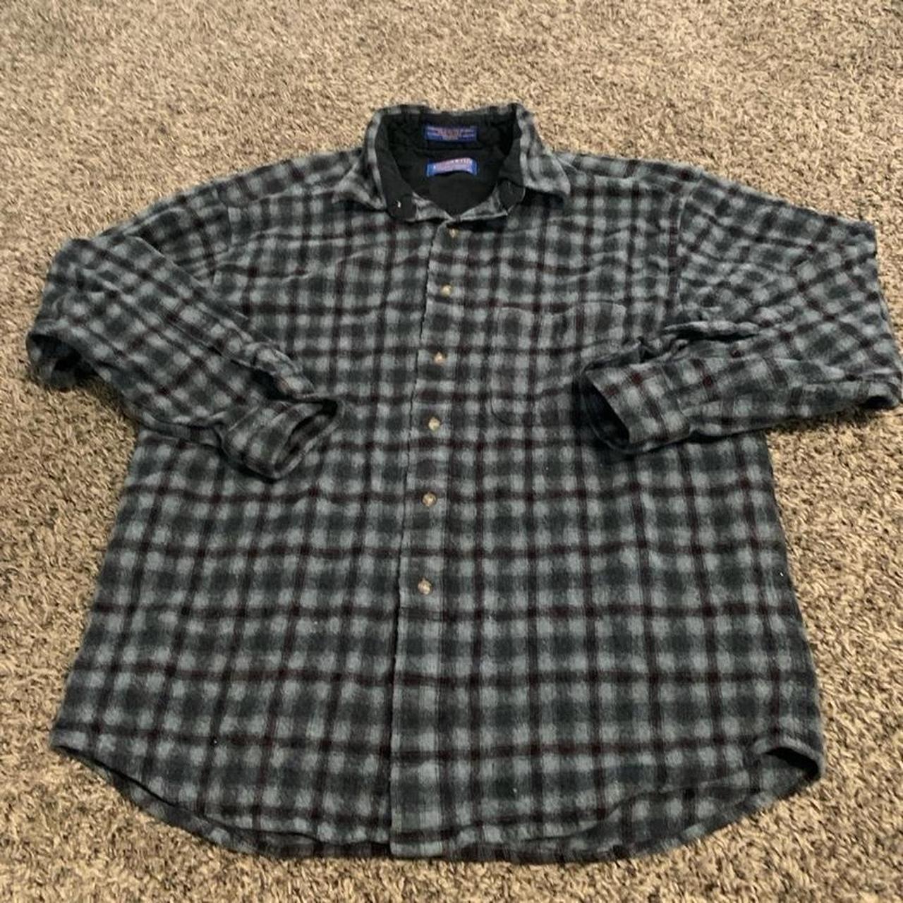 Pendleton Vintage Men’s XL Wool Plaid flannel button... - Depop