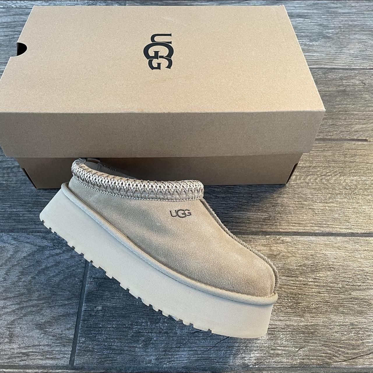 Brand new UGG Tazz Platform Slippers Mustard seeds - Depop