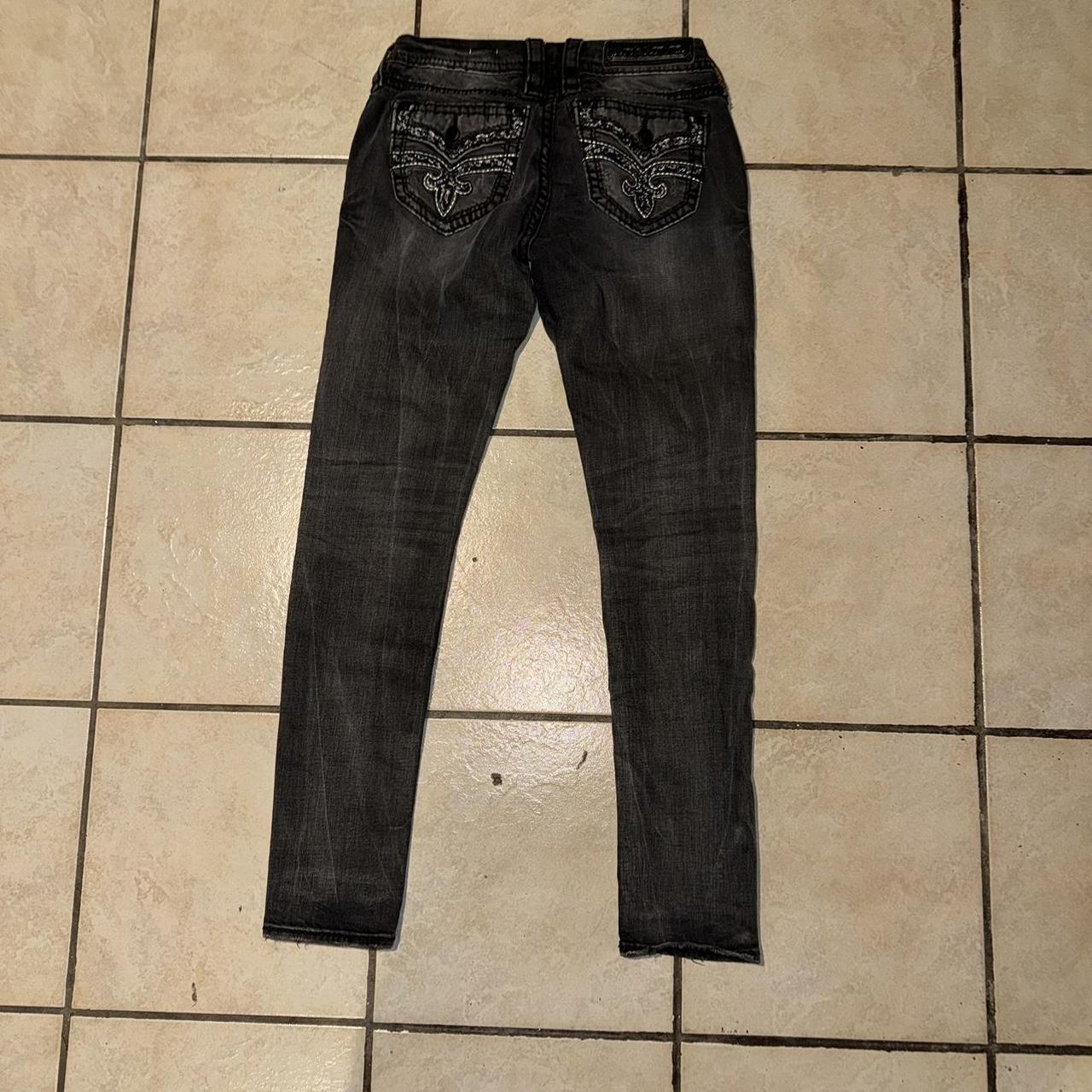 Rock revivals black with rocks #baggy #skate... - Depop