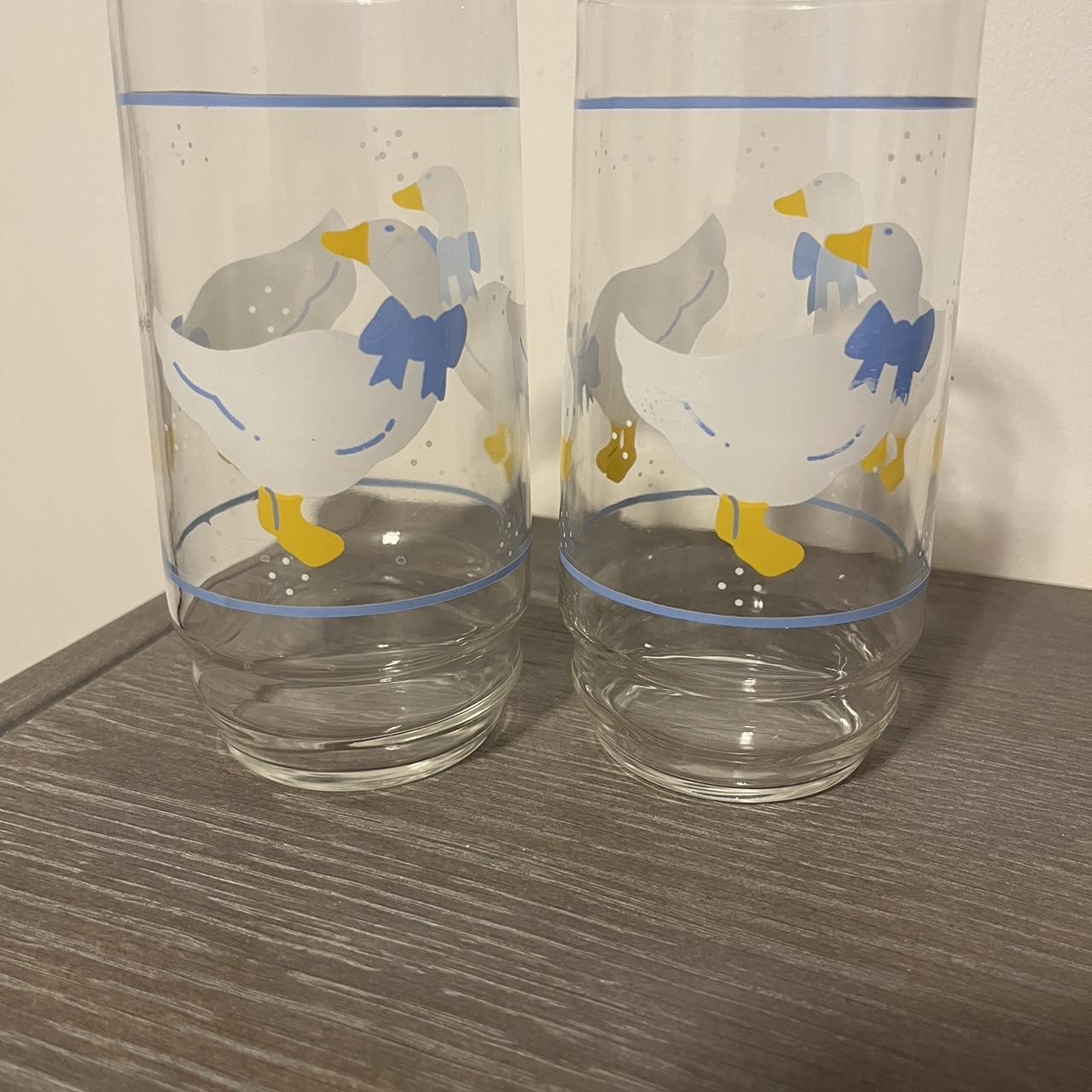 Set Of 2 Country Goose Drinking Glasses Tumblers... - Depop