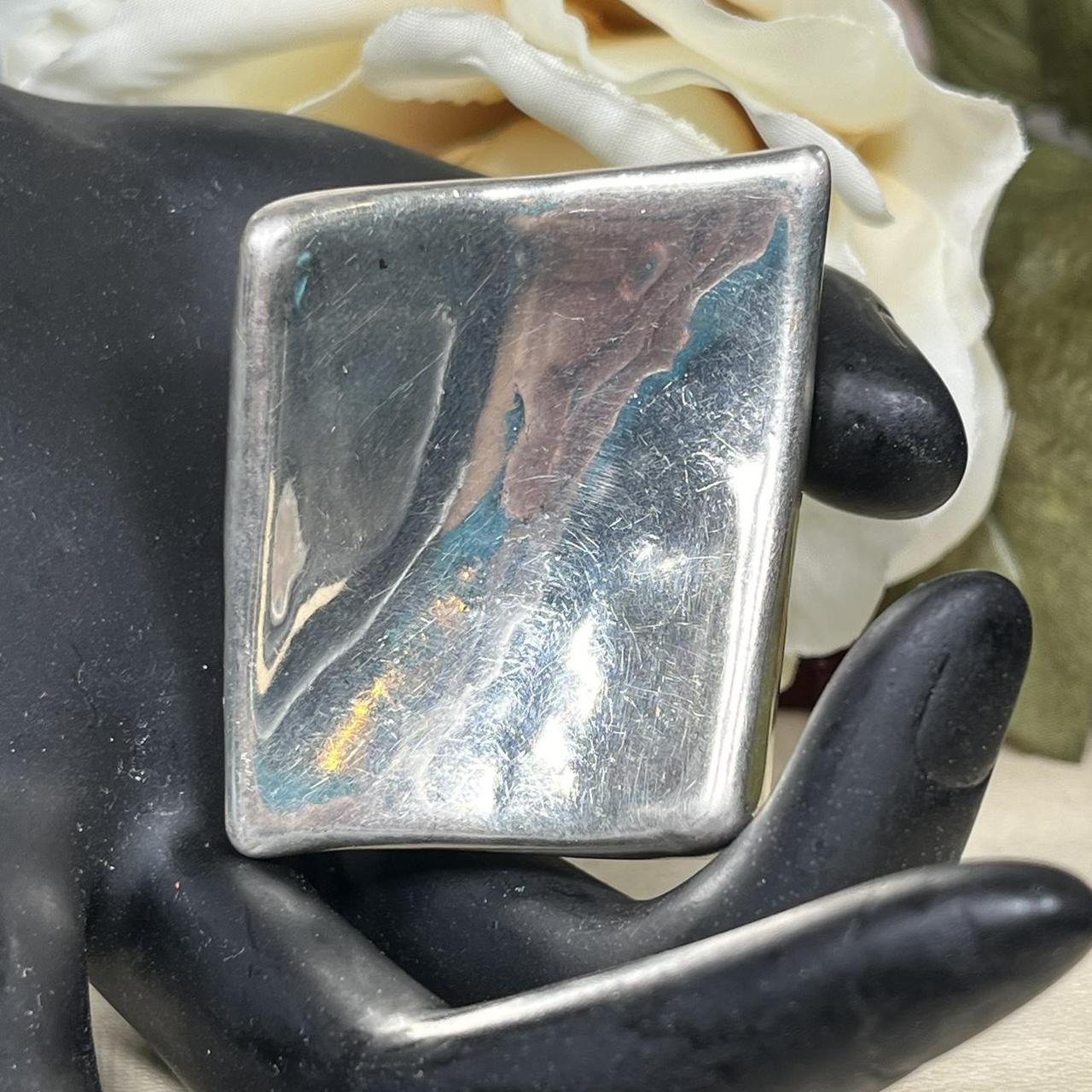 Vintage Modernist Bat-Ami Pendant Brooch Sterling... - Depop