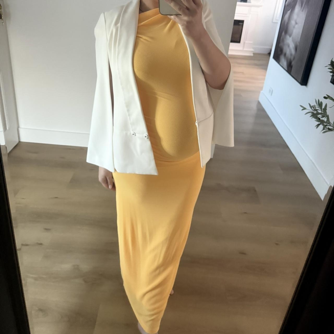 Sheike stretchy mango maxi dress worn once while... | Depop