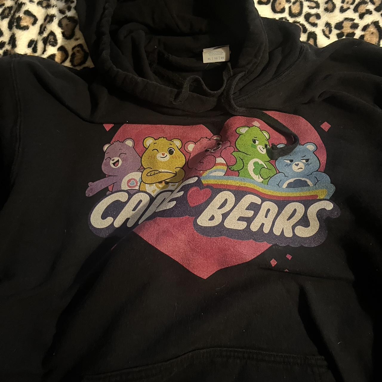 Black Care Bears hoodie #CareBears #cute #vintage... | Depop