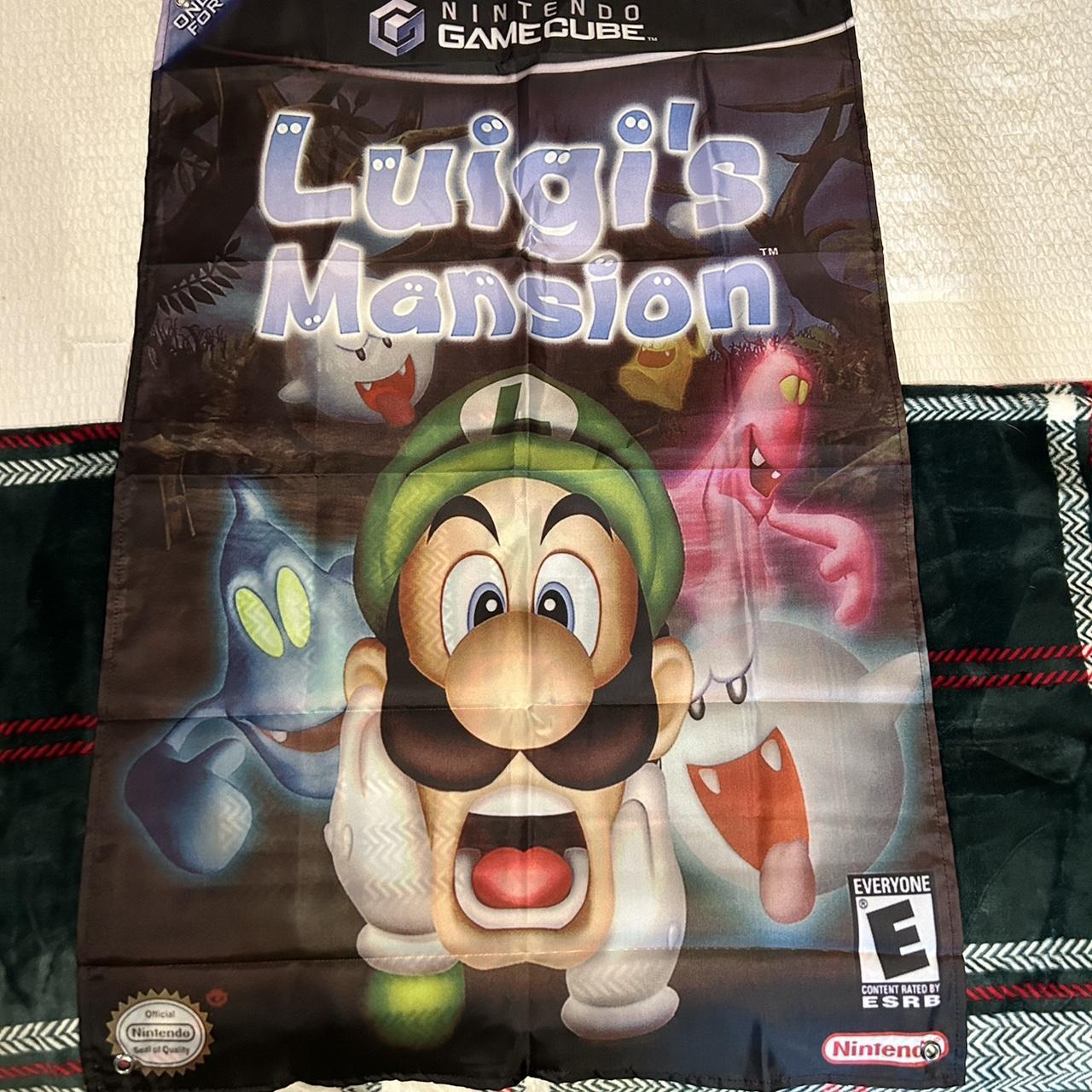 Luigi's Mansion Gamecube banner, 24" x 36" #Nintendo... - Depop