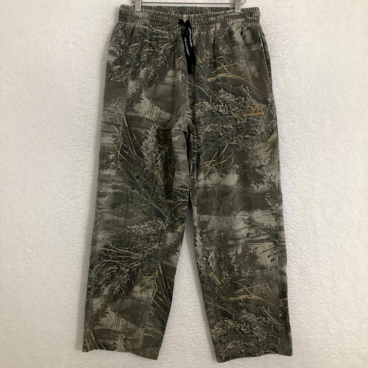 Realtree Max 1 Camo Sweatpants Mens M Elastic Waist... - Depop