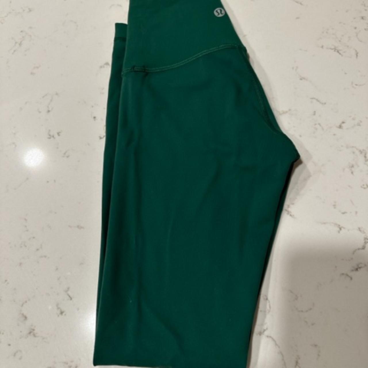 Everglade green Lululemon size 0 leggings. - Depop