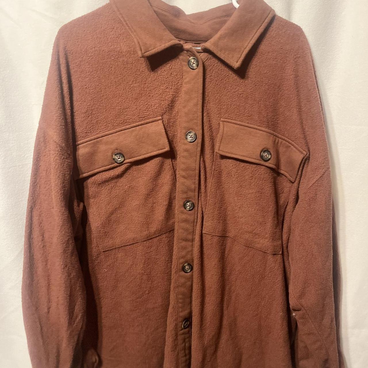 Brown target shacket - Depop