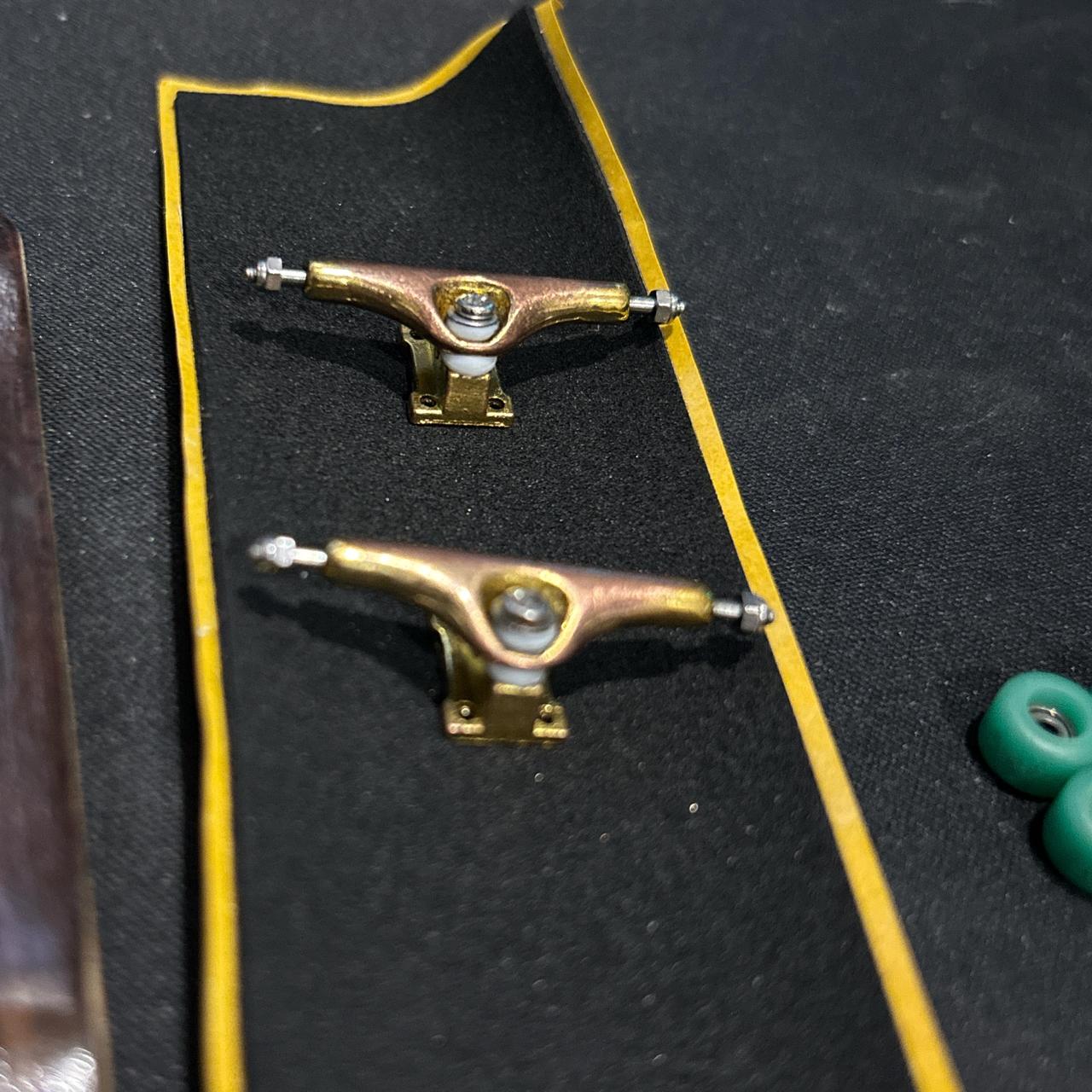 teak tuning 94mm deck, LCBOARDS inverted kingpin... - Depop