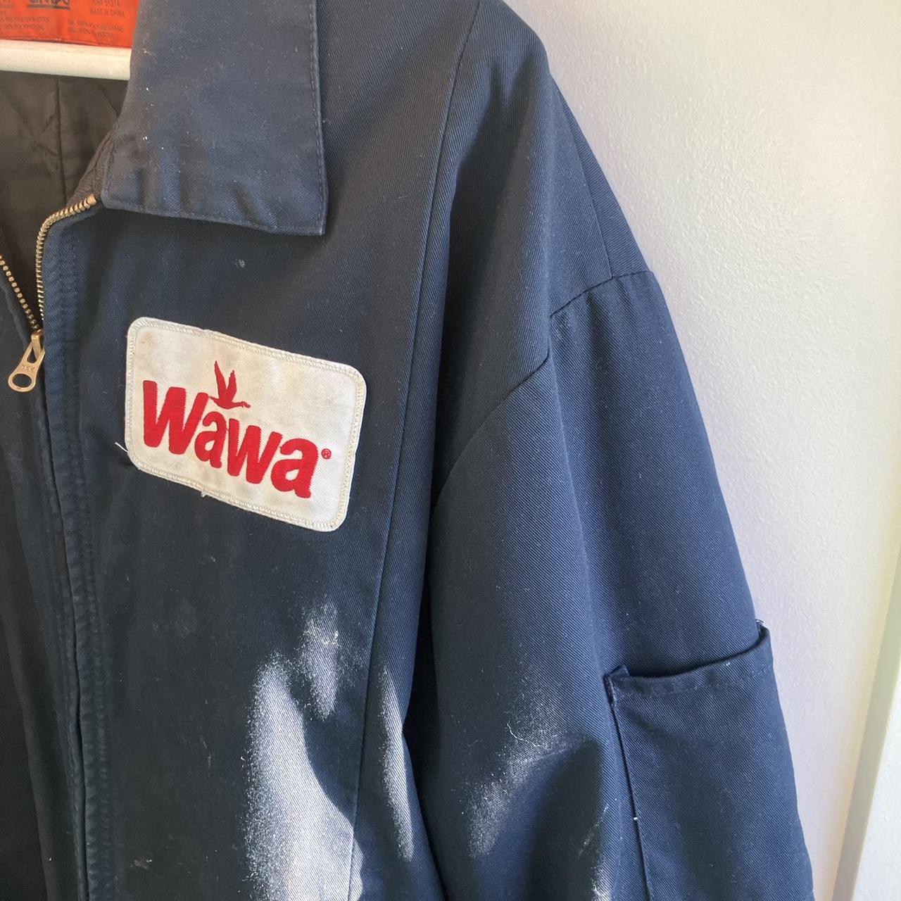 Wawa Freezer Work Jacket, Navy, size large #wawa... - Depop