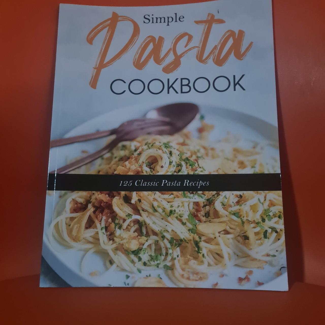 Pasta cookbook No longer needed have plenty of... - Depop