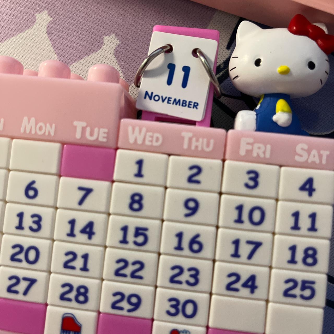 Hello Kitty Calendar 🩷 Block calendar 🩷 Like New... - Depop