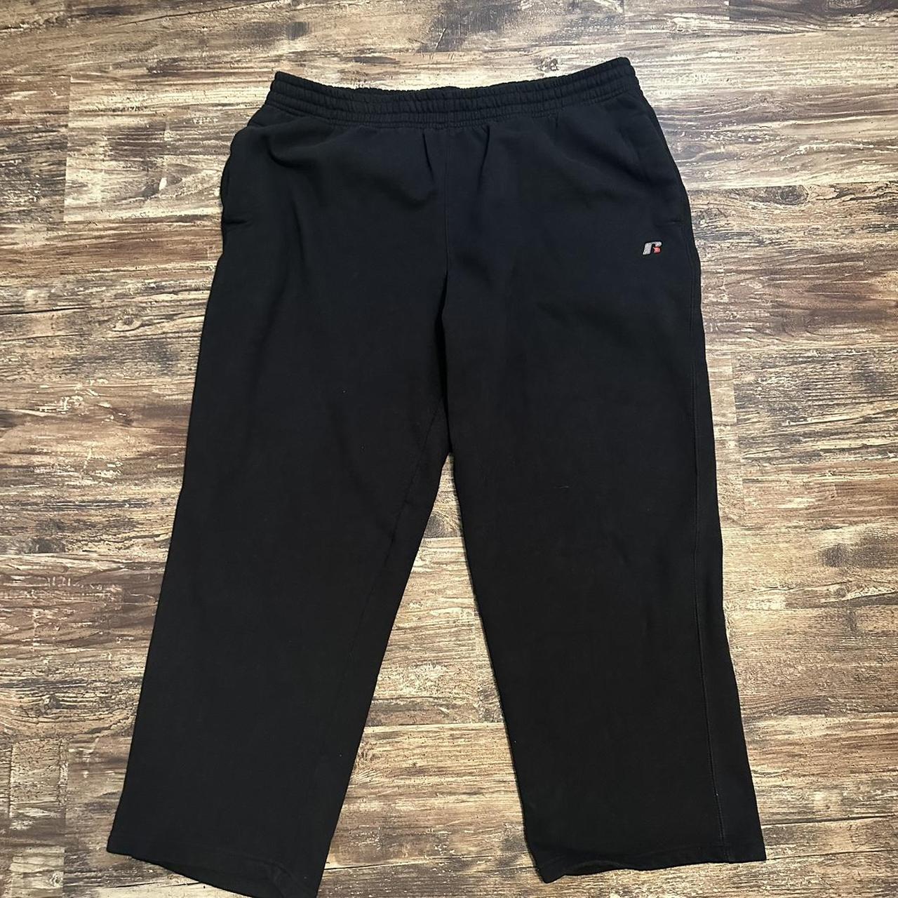 Russell Athletic black sweatpants size xl - Depop