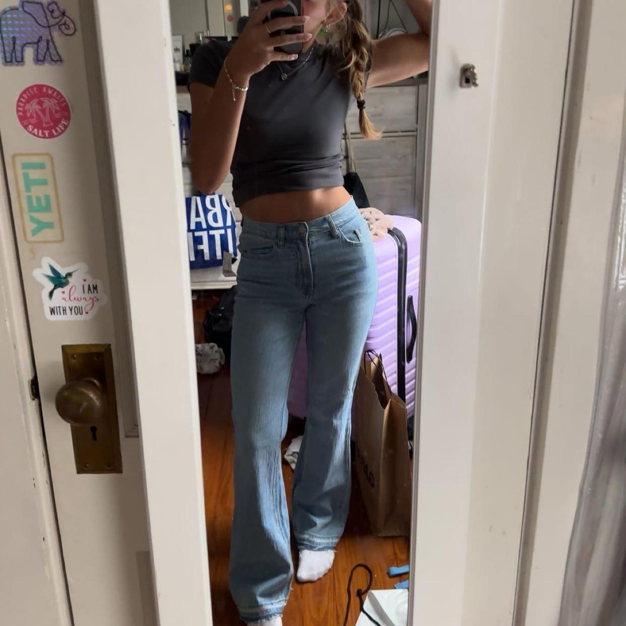 Pacsun high rise bootcut leg jean BRAND NEW Size 24... - Depop