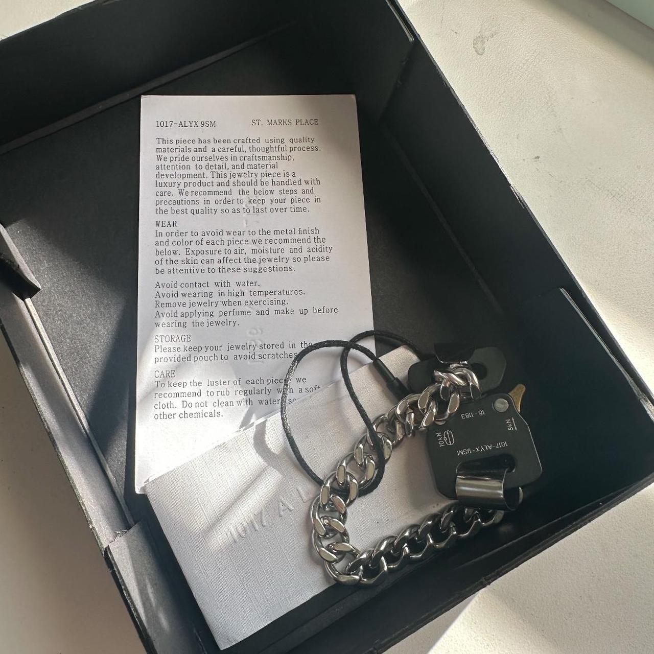 1070 ALYX Silver Bracelet - brand new only worn... | Depop