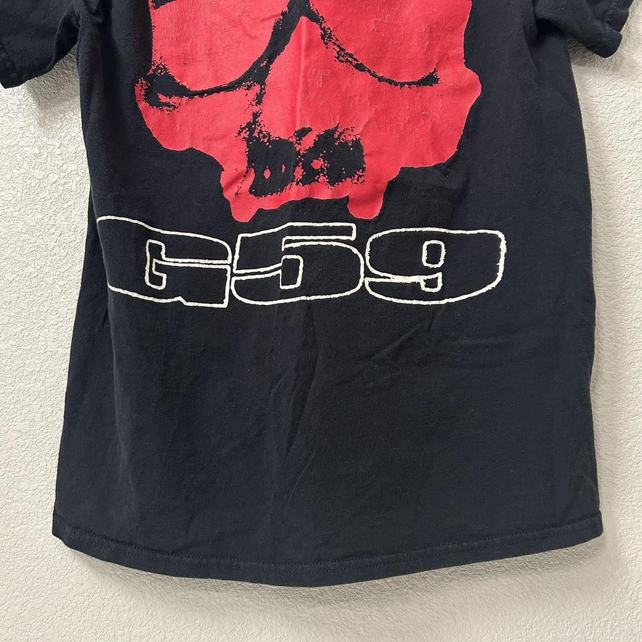 G59 Records Merch 2021 Grey Day Red Skull Shirt... - Depop