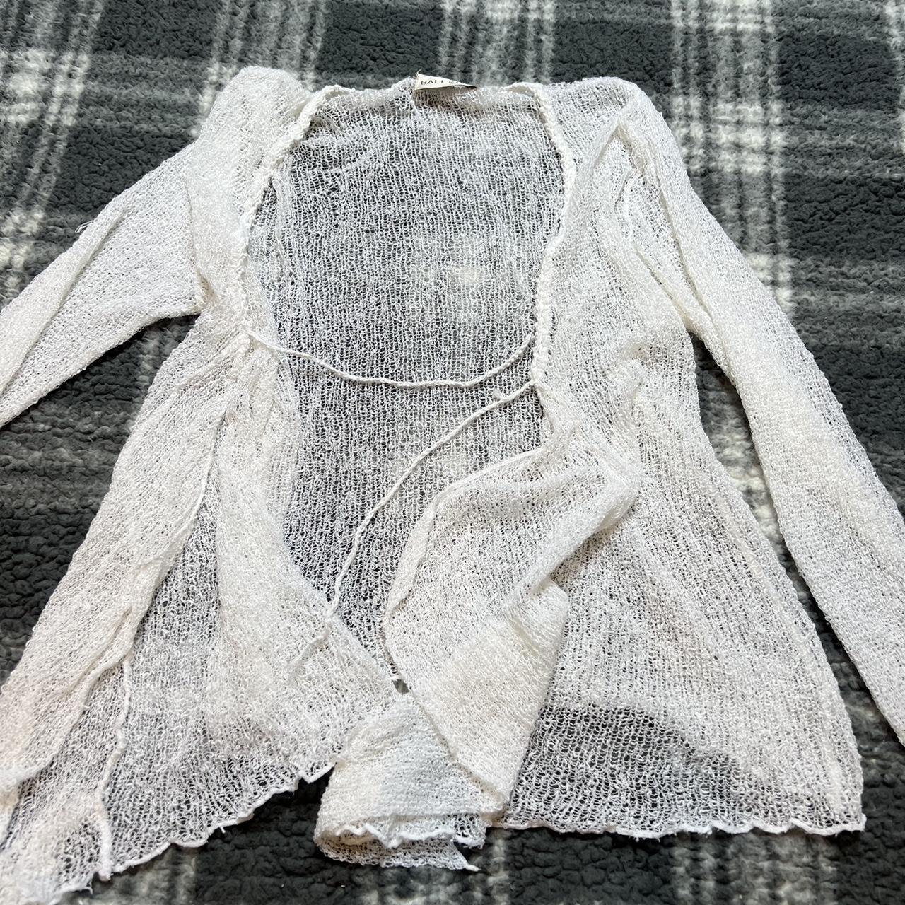 Bali Knits Knitted cardi no size but fits uk8 #knitted - Depop